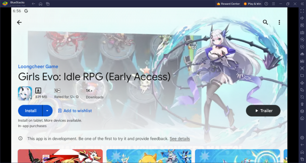 How to Play Girls Evo: Idle RPG on PC With BlueStacks