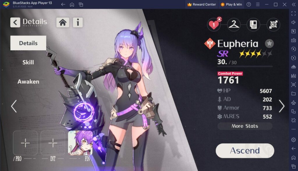 Higan: Eruthyll – Le Guide du Personnage Eupheria | BlueStacks