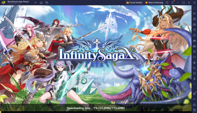 Panduan Memainkan Game Infinity Saga X di PC Dengan BlueStacks
