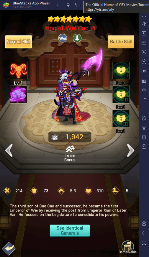 The Best Hero Blaze: Three Kingdoms Generals That will Help You Steamroll the Game | BlueStacks