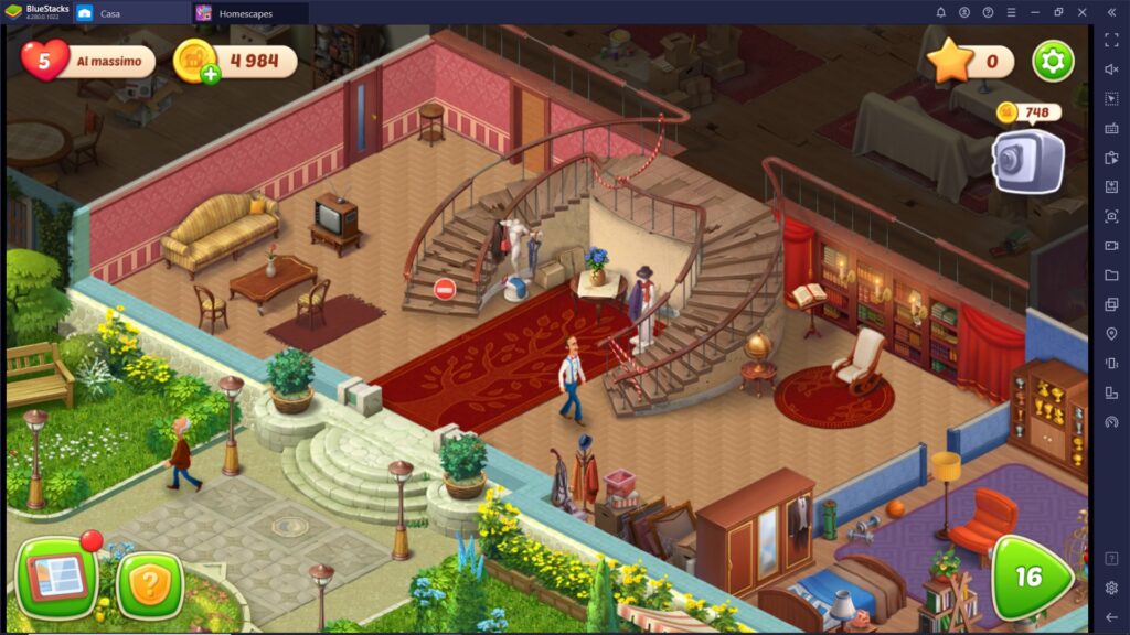 Il Gameplay di Homescapes - Il celebre Puzzle Game di Playrix | BlueStacks