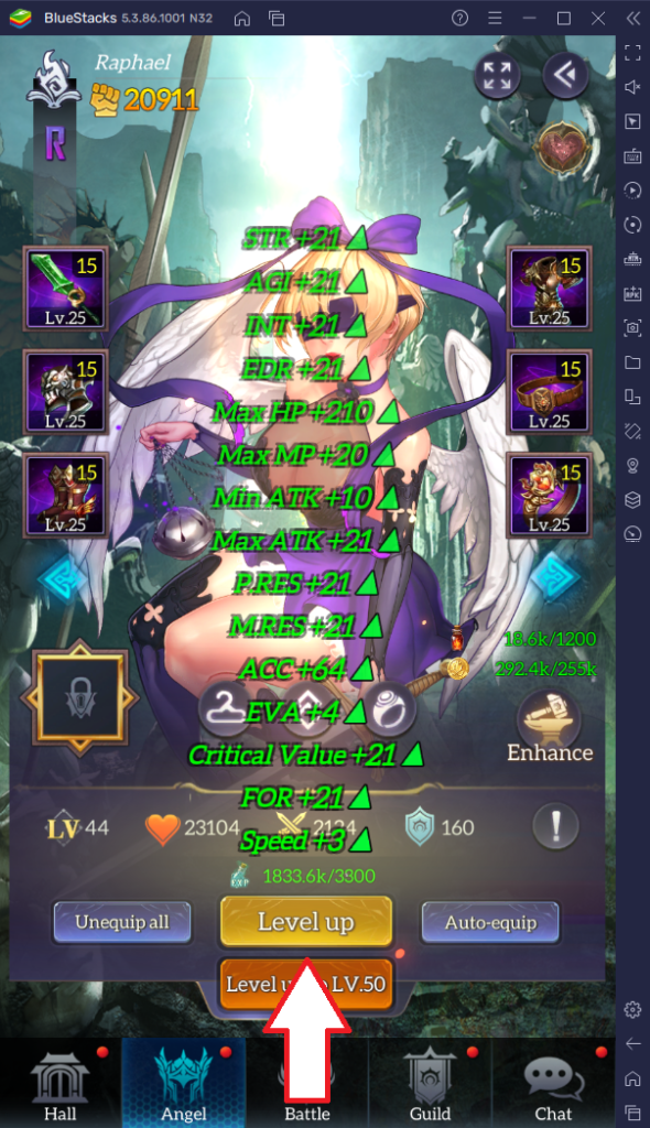 How to Make Angels More Powerful in Idle Angels | BlueStacks