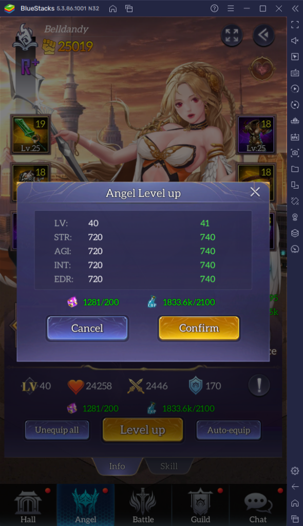 How to Make Angels More Powerful in Idle Angels | BlueStacks