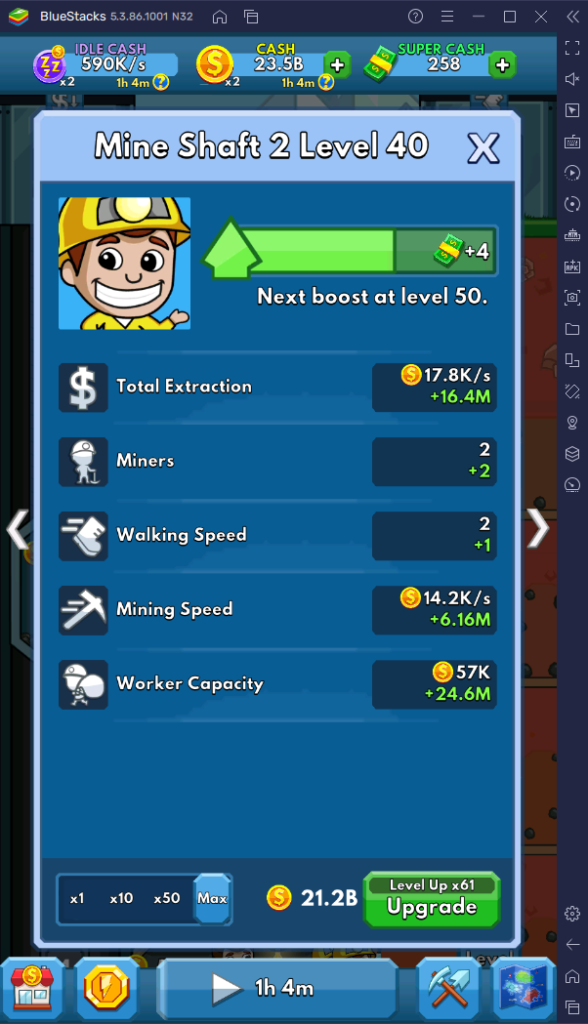 Tips and Tricks to Upgrading Your Mine in Idle Miner Tycoon | BlueStacks