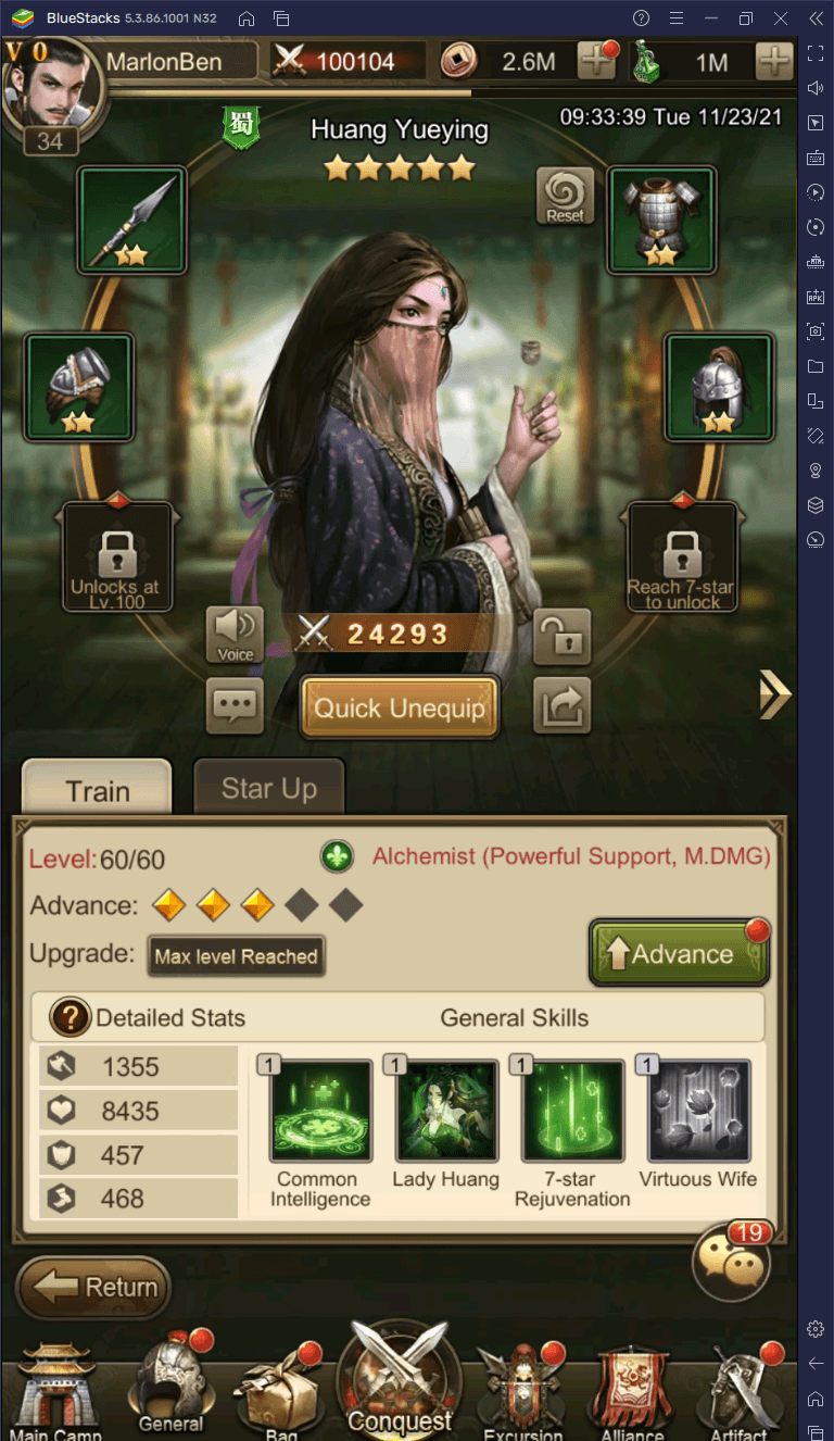 A Guide to Upgrading Generals in Idle Warriors: Three Kingdoms | BlueStacks