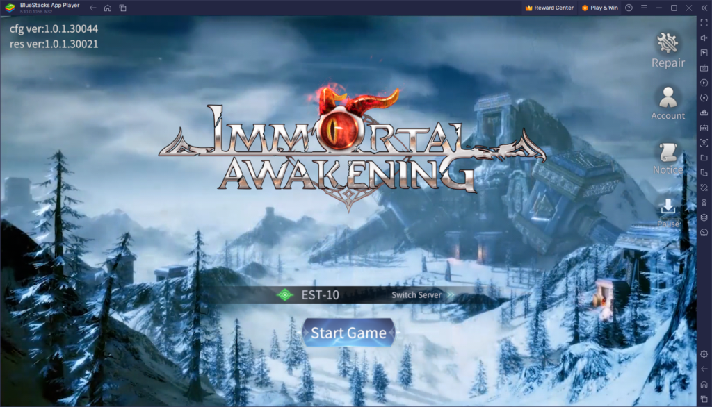 How to Play Immortal Awakening on PC with BlueStacks
