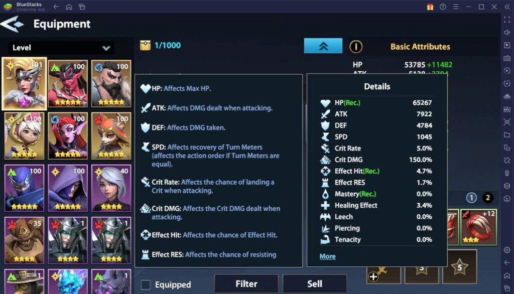 Infinite Magicraid Equipment and Emblem Guide to Make your Heroes ...