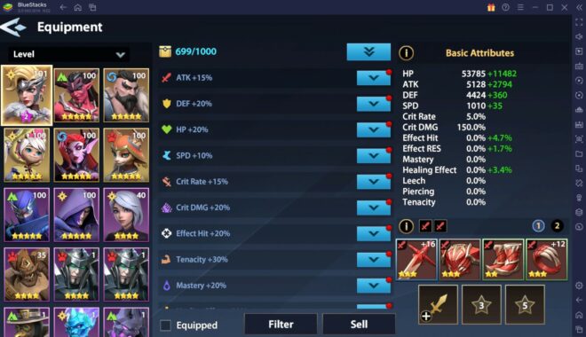 Infinite Magicraid Equipment and Emblem Guide to Make your Heroes ...