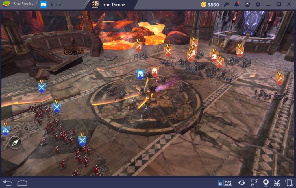 Guia de modos de jogo e batalha para Iron Throne | BlueStacks