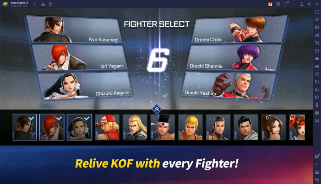The King of Fighters ARENA Oynamak için BlueStacks Kullanın ...