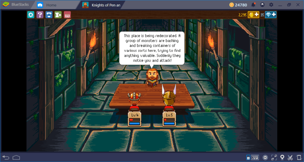 Knights Of Pen & Paper 2 Battle System | BlueStacks 4