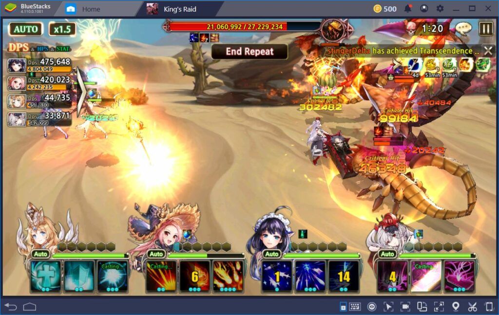 King's Raid: How to Power Level Your Heroes | BlueStacks