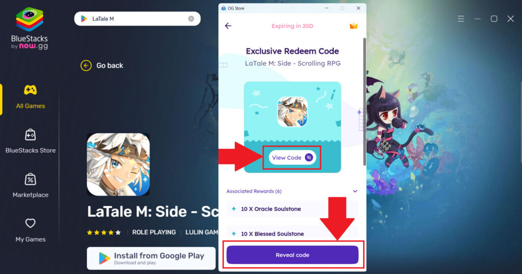 Exclusive LaTale M: Side - Scrolling RPG Redeem Codes | BlueStacks