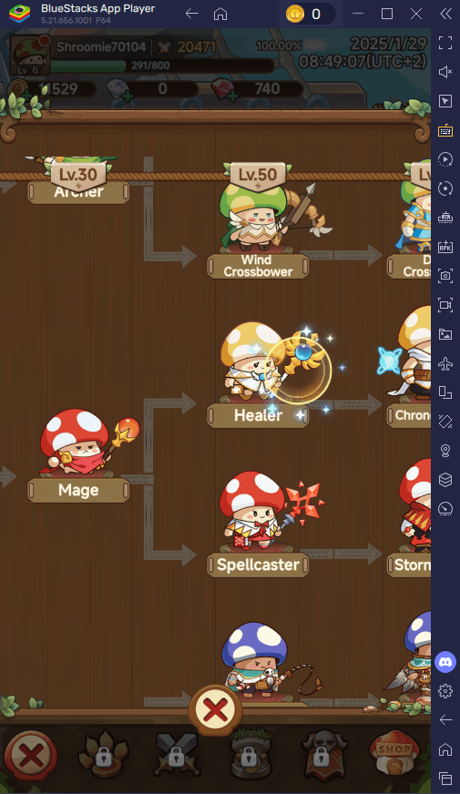 Legend of Mushroom Class Guide – Learn About all the Evolutions ...