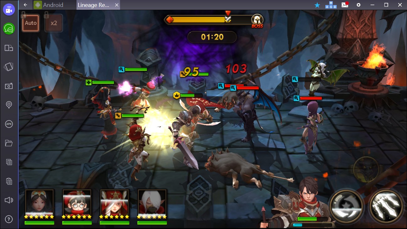 Lineage Red Knights - an intense action RPG adventure