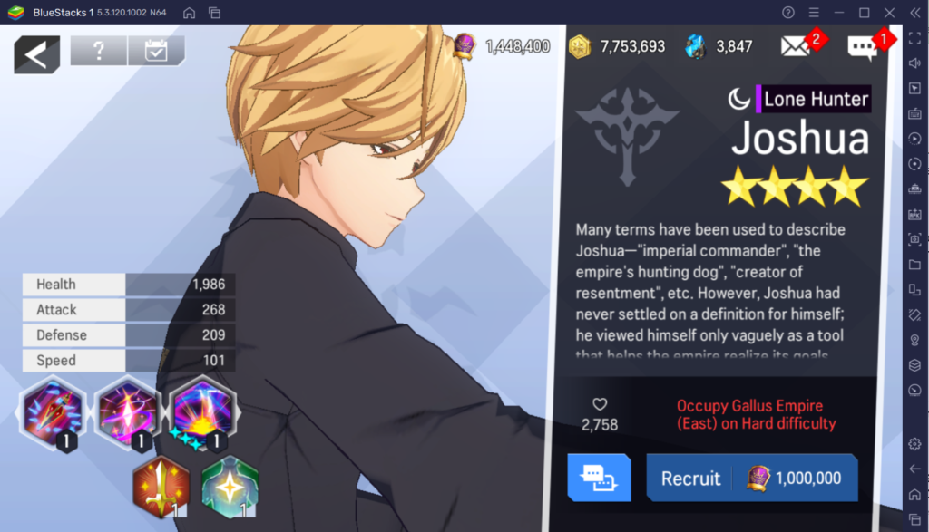 Lord of Heroes – New Heroes Dark Joshua, Earth Nine, Earth Zaira, and ...