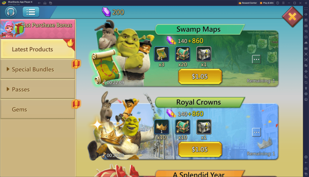 Wie spiele ich Lords Mobile Shrek Es geht LOS! auf PC mit BlueStacks