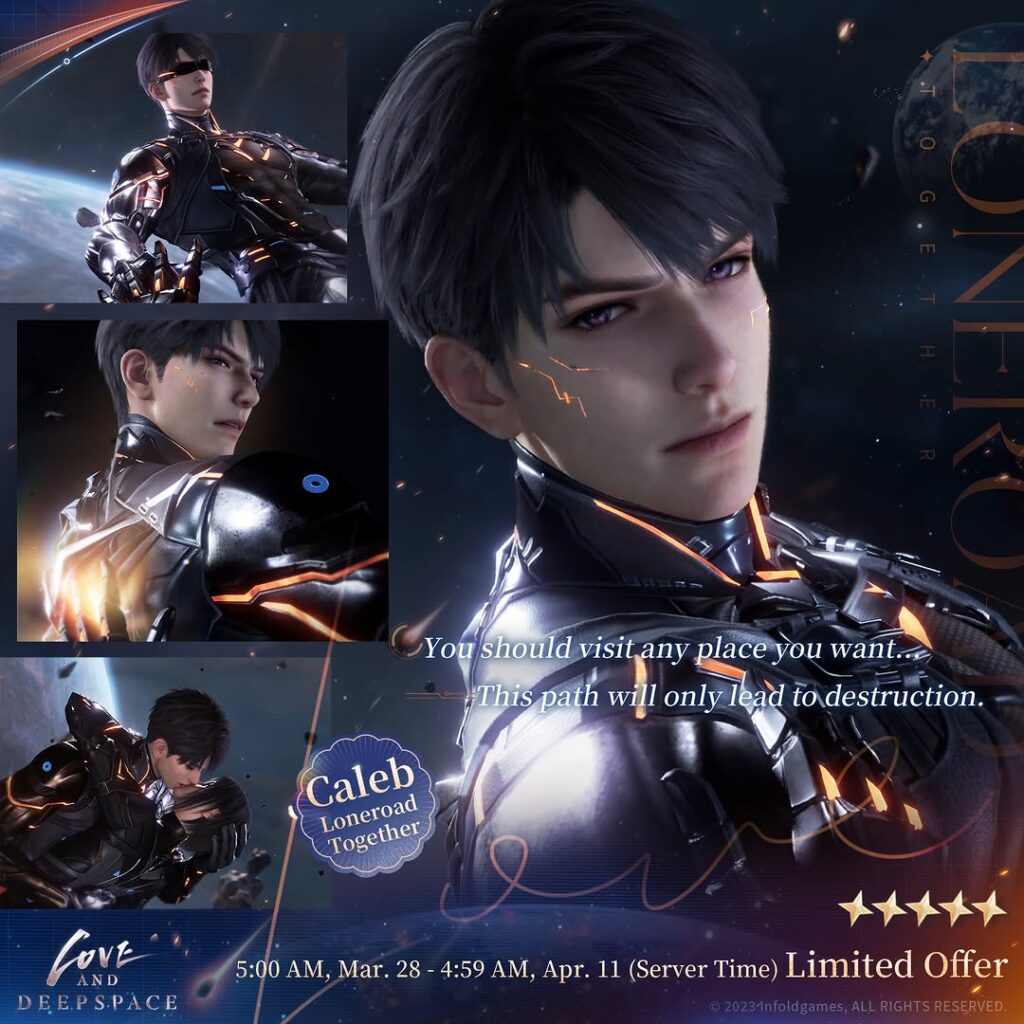 Caleb Jadi Bintang di Event Fallen Cosmos Love and Deepspace – Ini Detail Lengkapnya!