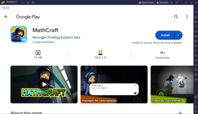 Play MathCraft on PC with BlueStacks, Solve Math Puzzles in a Spaceship