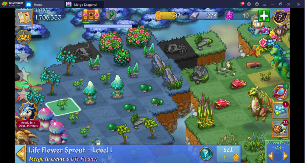 Everything You Should Know About Life Flowers in Merge Dragons | BlueStacks
