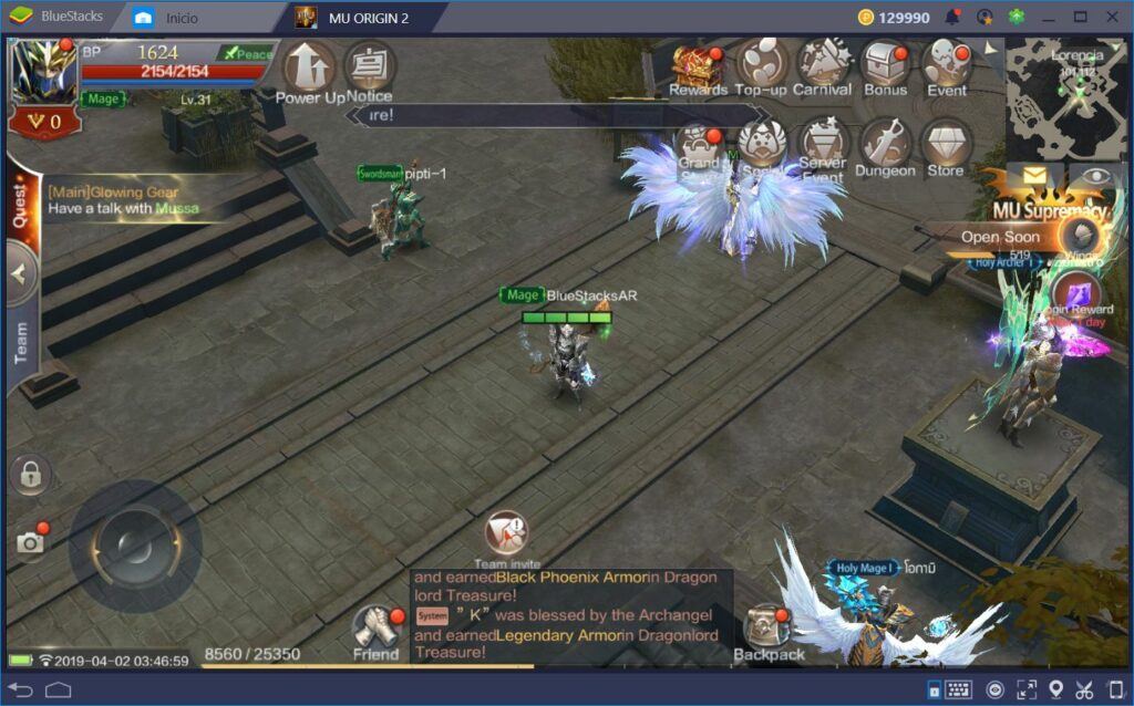 MU Origin 2—El Famoso MMORPG Recibe un Nuevo Look | BlueStacks 4