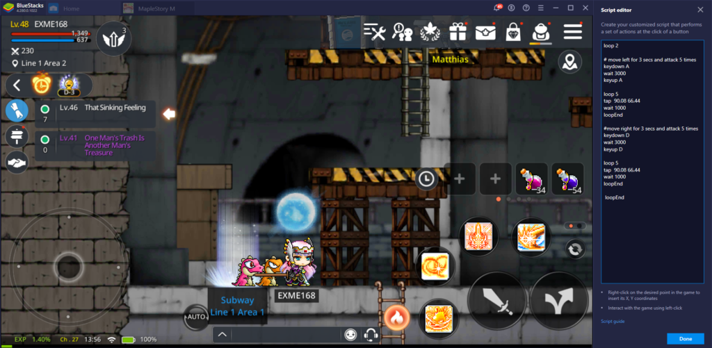 MapleStory M - Tips and Tricks, Scripts, Presets, and Much More ...