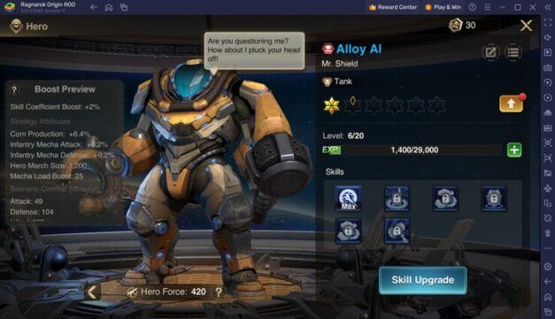 Marsaction 2: Space Homestead – Tier List for the Best Heroes | BlueStacks