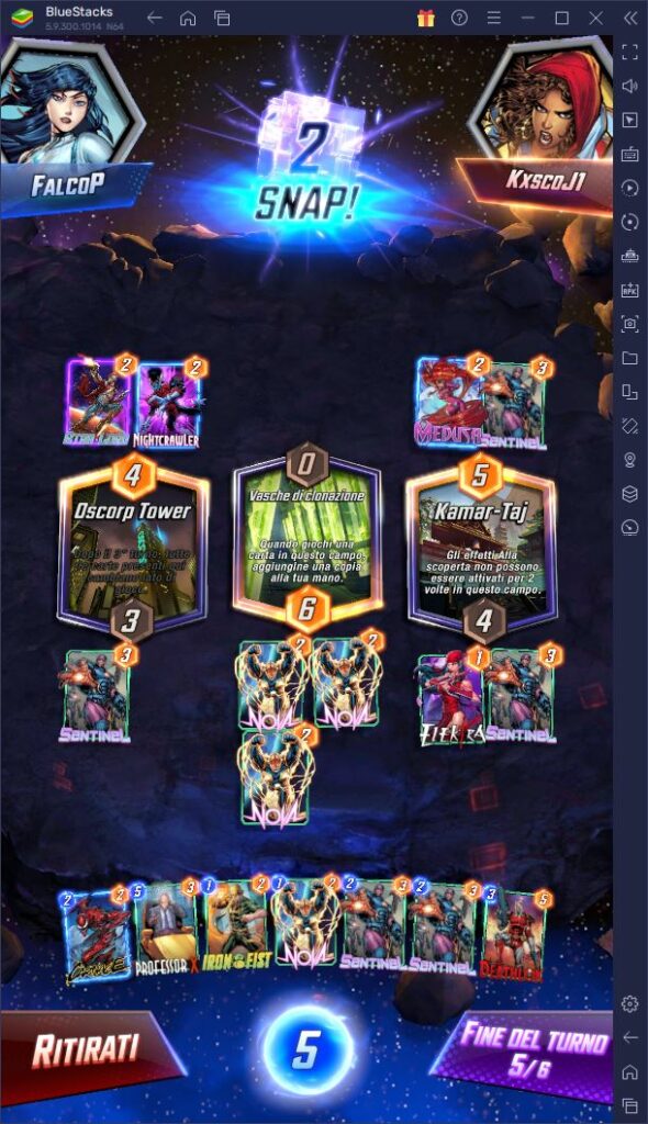 Come creare il mazzo perfetto in MARVEL SNAP - Gli effetti delle carte! | BlueStacks