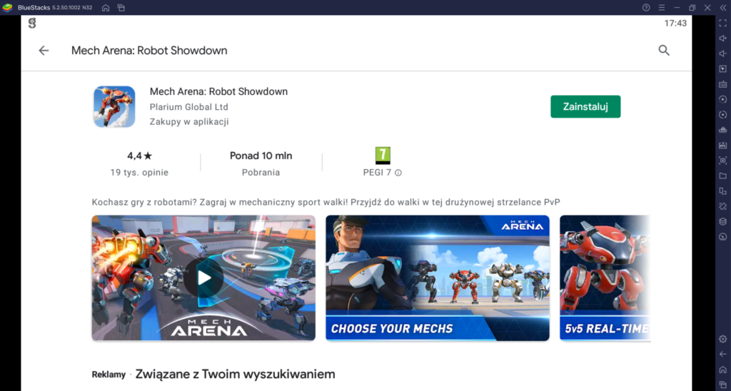 Jak zainstalować Mech Arena: Robot Showdown na PC | BlueStacks