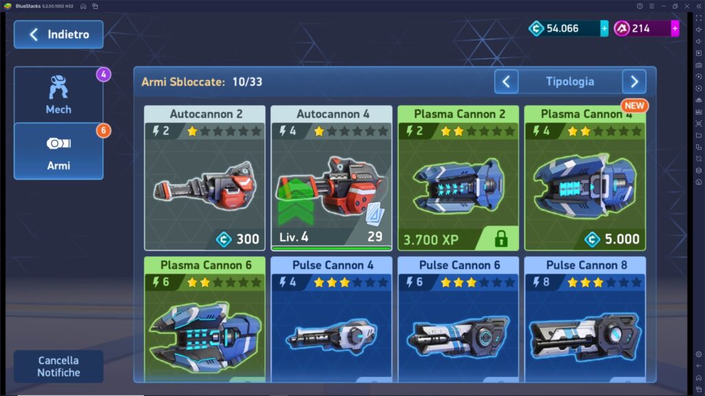 Panoramica sulle Armi di Mech Arena: Robot Showdown | BlueStacks