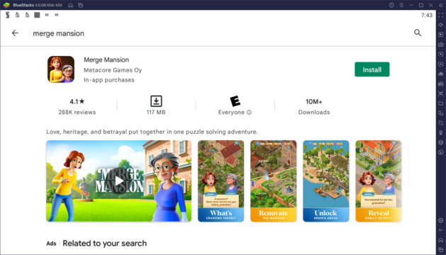 How to Play Merge Mansion on PC With BlueStacks