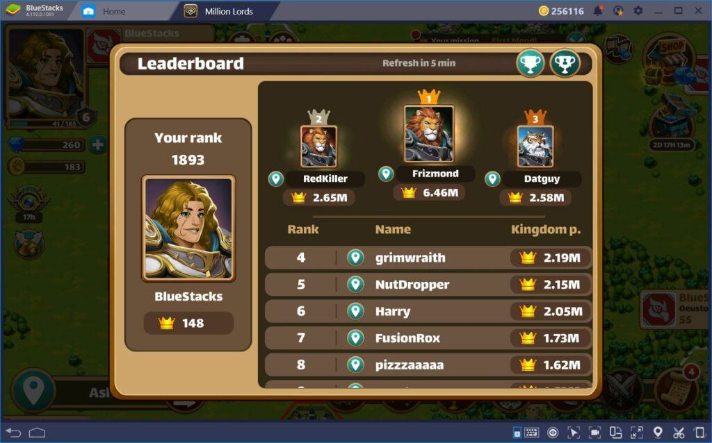 Million Lords on BlueStacks: Mobile Strategy, Abridged | BlueStac