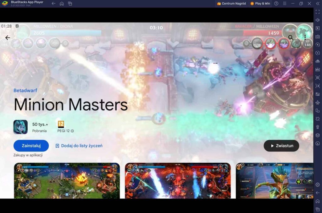 Jak grać w Minion Masters z BlueStacks na PC