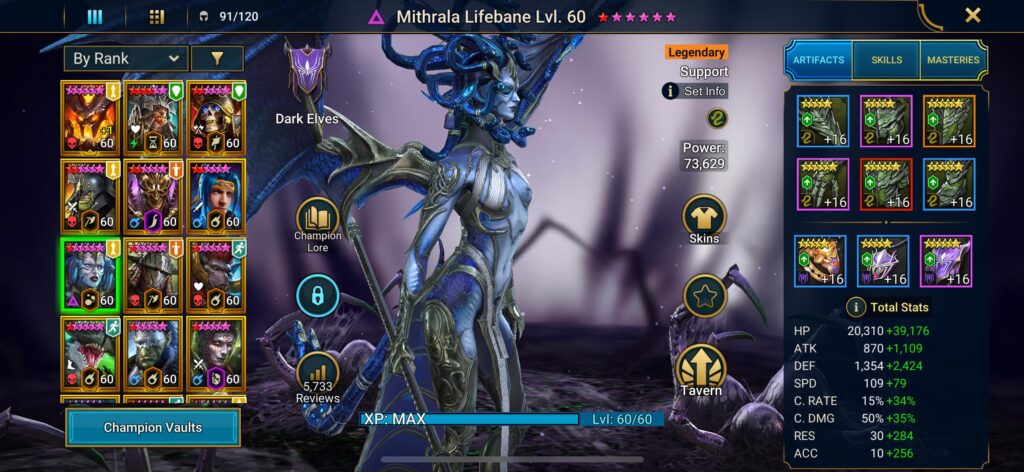 Unstoppable Mithrala Lifebane Build for Raid: Shadow Legends | BlueStacks