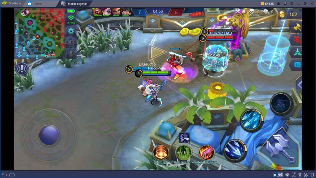 Affrontare le Corsie in Mobile Legends: Bang Bang | BlueStacks 4