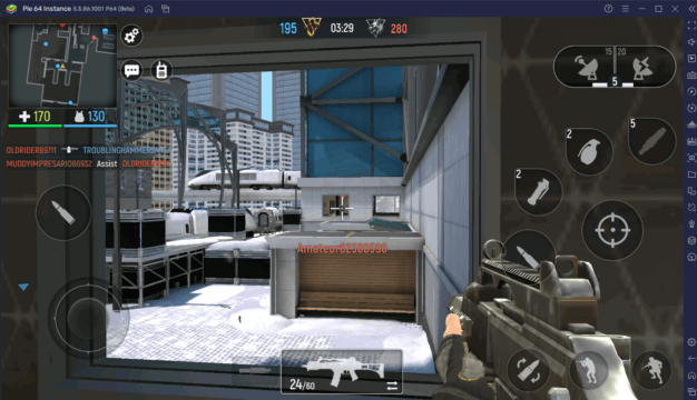 «Курс молодого бойца» для Modern Ops Gun Shooting Games | BlueStacks