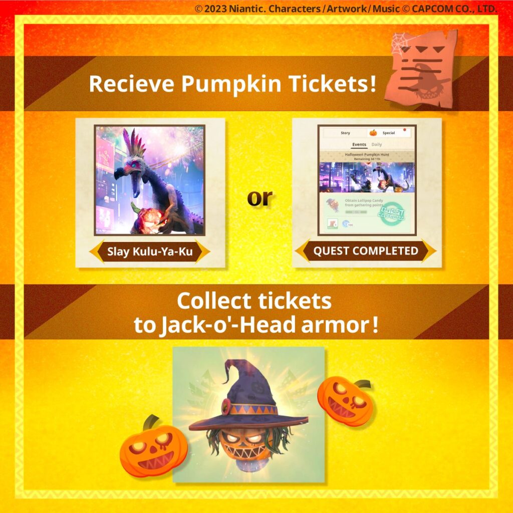 Monster Hunter Now Halloween Event 2023: Hunt and Harvest Spooky ...
