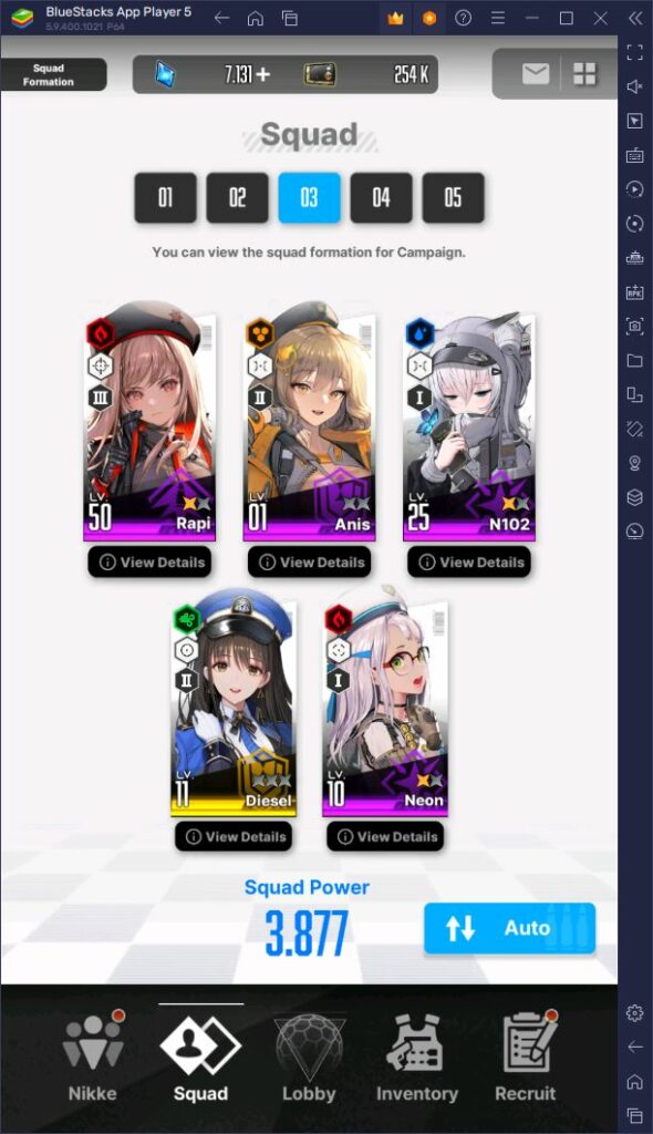 Le squadre consigliate per GODDESS OF VICTORY: NIKKE | BlueStacks