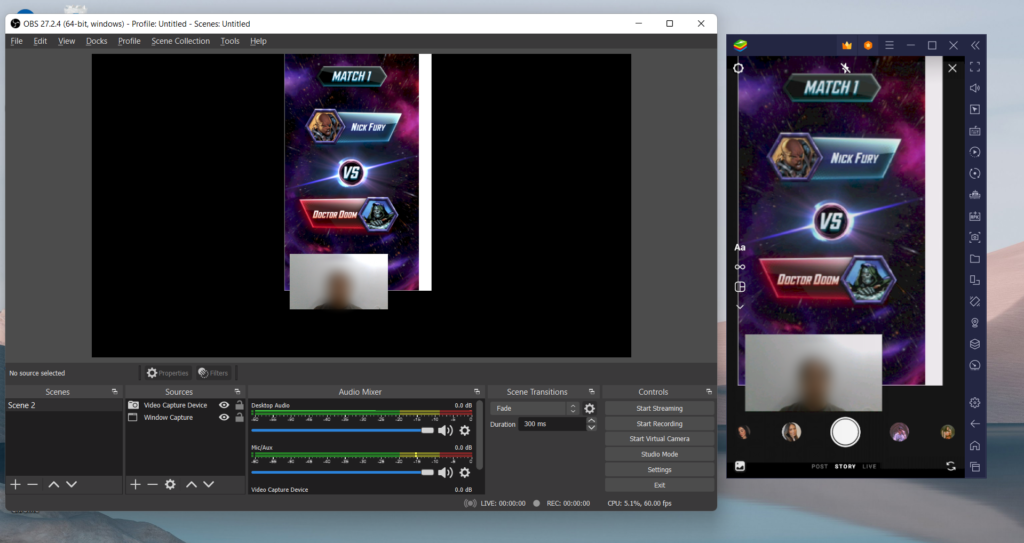 BlueStacks 5.10 Implements OBS Virtual Camera Support - Stream Gameplay ...