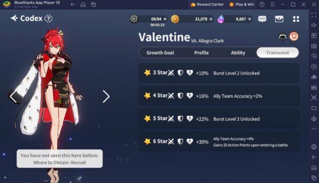 Outerplane – Guide du Personnage Valentine | BlueStacks