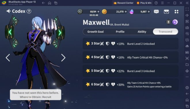 Outerplane – Maxwell Character Guide | BlueStacks