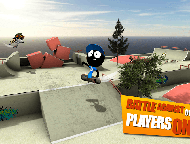 Download Stickman Skate Battle on PC with BlueStacks