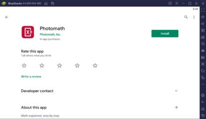 How to Install Photomath on Your PC or Mac with BlueStacks