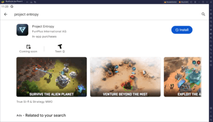 Comment jouer à Project Entropy sur PC avec BlueStacks