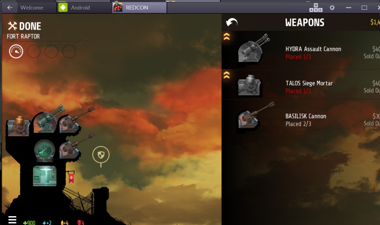 Play REDCON Strike Commander - heavy artillery combat game on PC