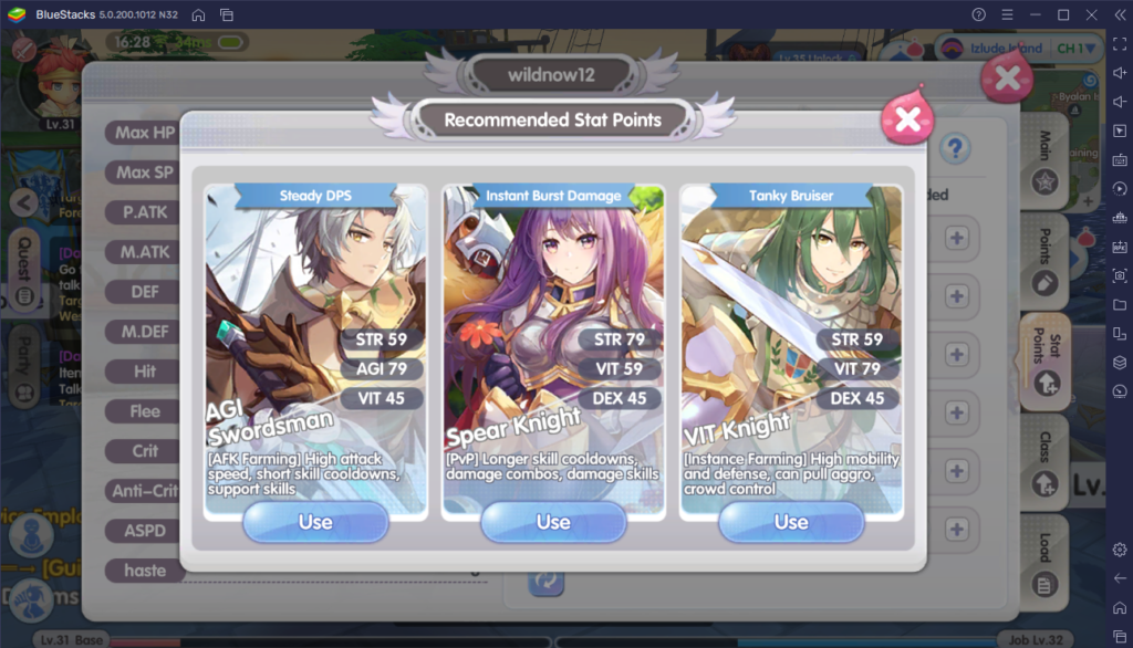 How to Upgrade Your Character in Ragnarok X: Rise of Taekwon | BlueStacks