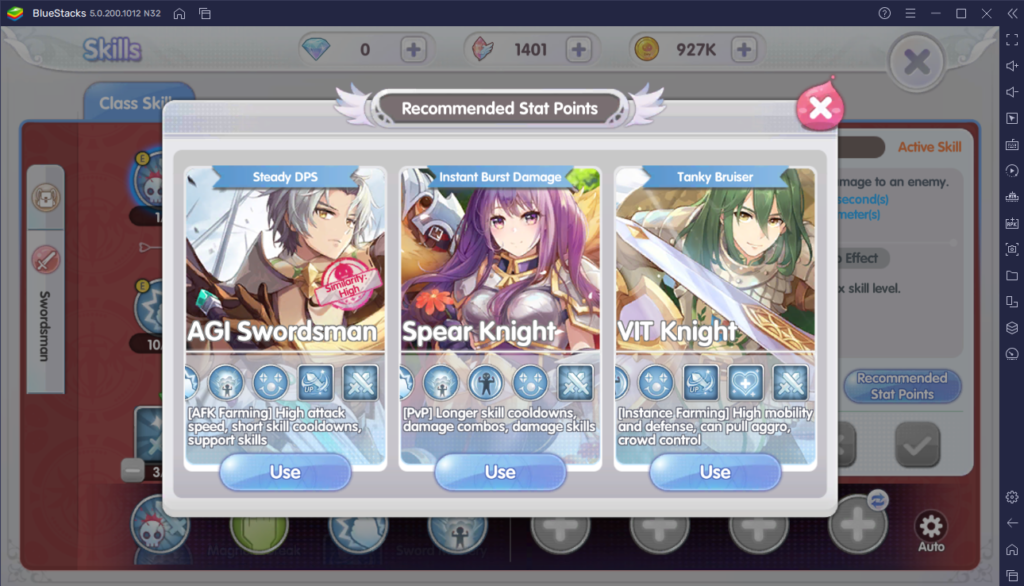 How to Upgrade Your Character in Ragnarok X: Rise of Taekwon | BlueStacks