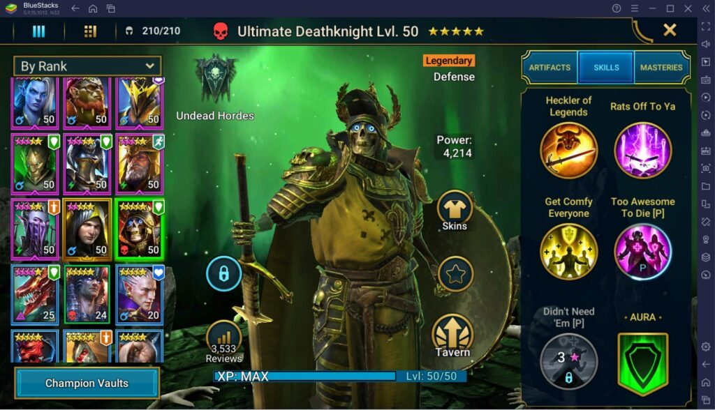 RAID: Shadow Legends – Ultimate Deathknight Champion-Leitfaden | BlueStacks