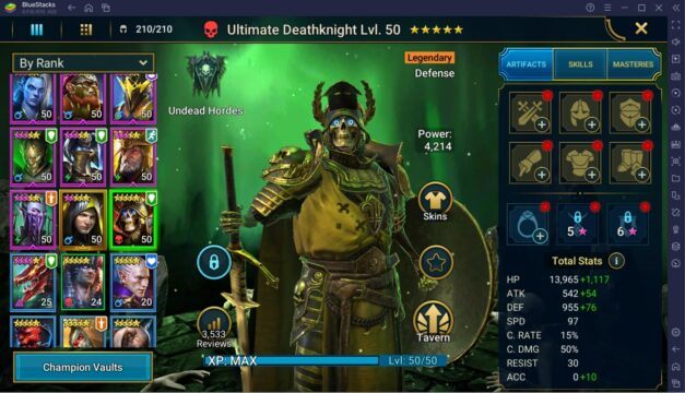 RAID: Shadow Legends – Ultimate Deathknight Champion-Leitfaden | BlueStacks