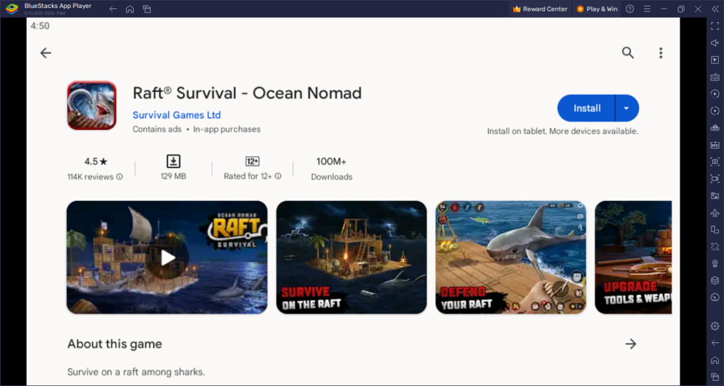 How to Play Raft Survival - Ocean Nomad on PC With BlueStacks